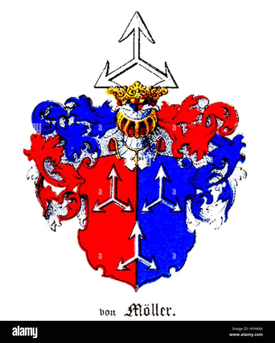 Moeller CoA presents a heraldic design, likely showcasing a coat of ...