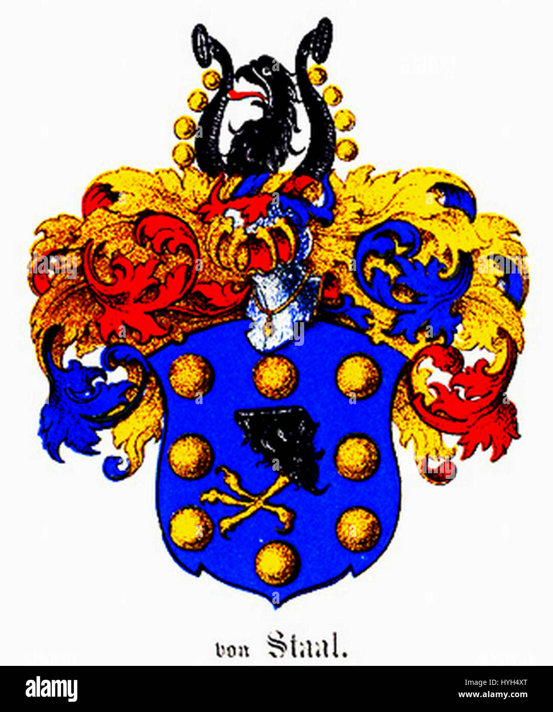 Staal COA refers to the coat of arms of the Staal family. The emblem ...