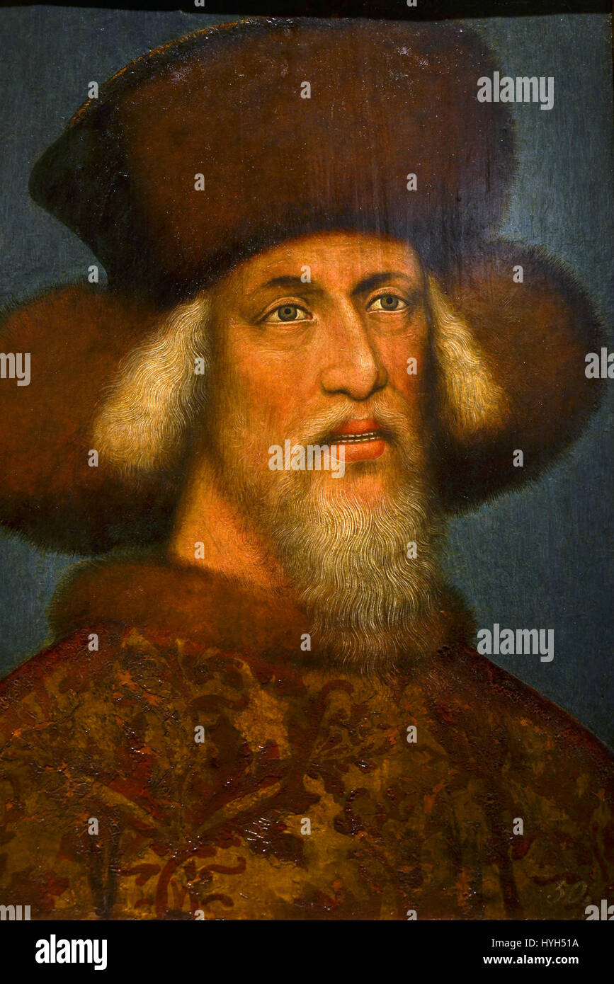 The 'Emperor Sigismund' artwork at the Kunsthistorisches Museum depicts ...
