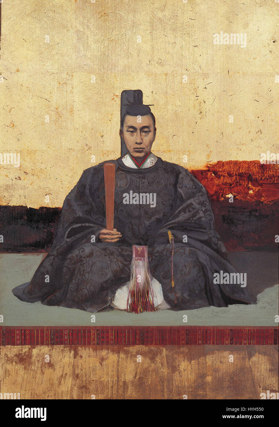 This portrait by Kawamura Kiyoo depicts Tokugawa Yoshinobu, the last ...