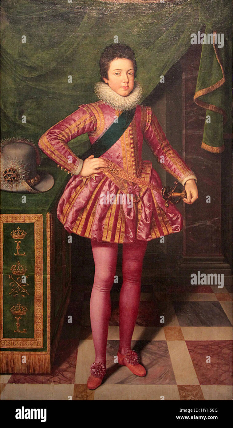 Frans Pourbus the Younger’s 16th-century oil painting of Louis XIII in ...