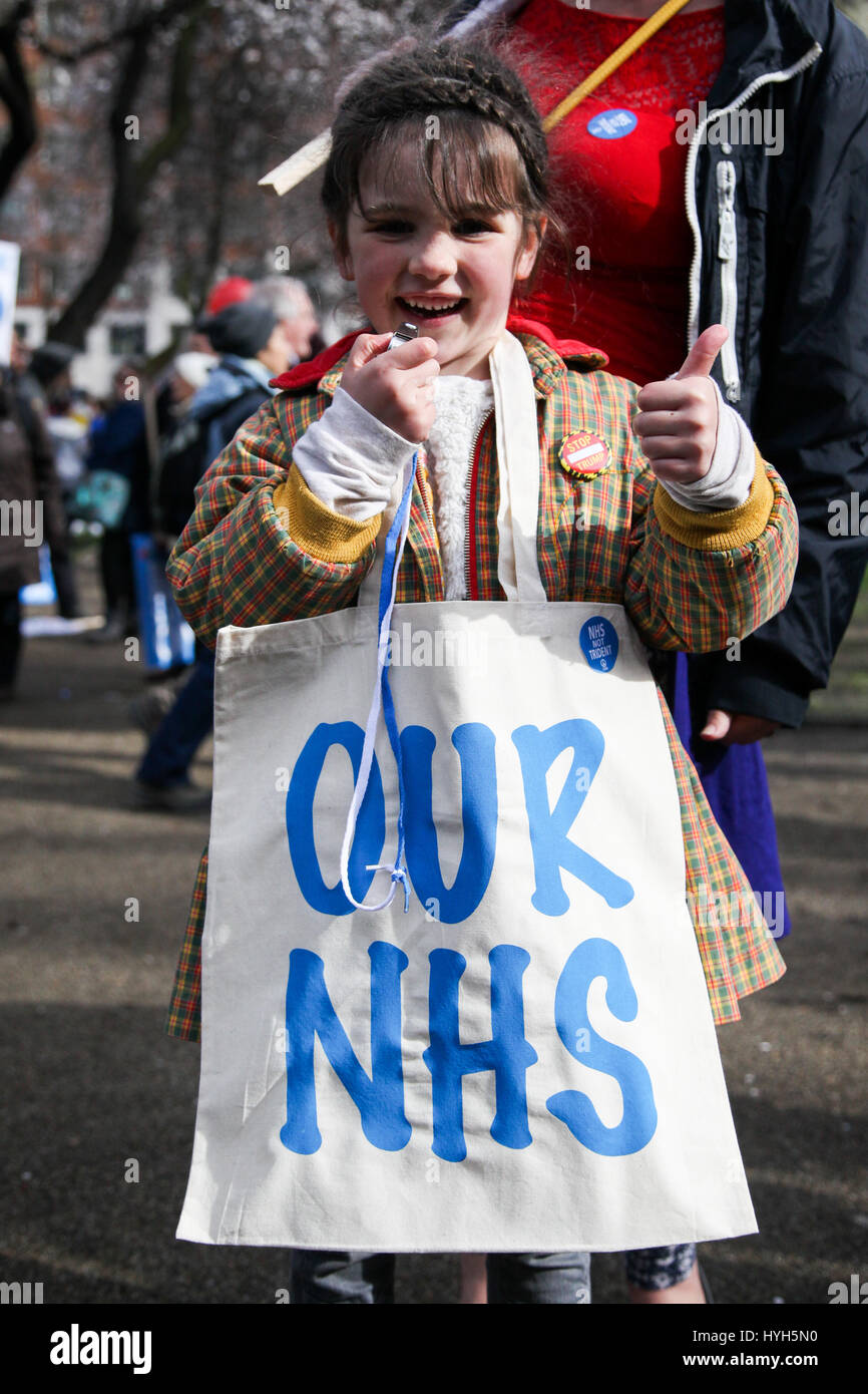 Protesters take part in The People's Assembly NHS national ...