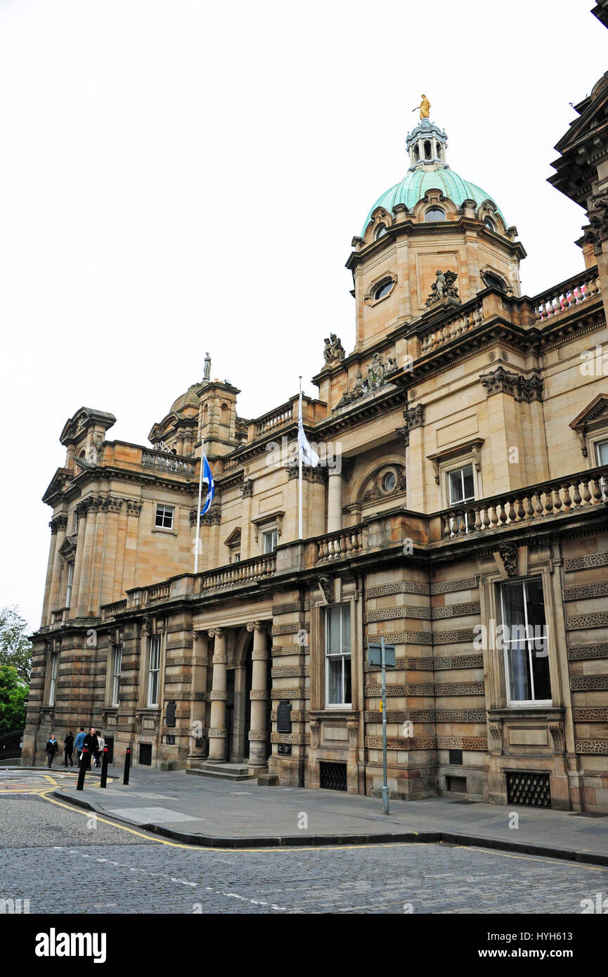 The Bank of Scotland building on The Mound in Edinburgh, the registered ...