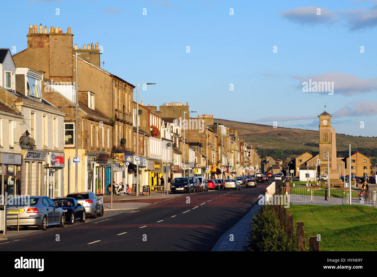 The town of Helensburgh, which is just five miles away from the Trident ...