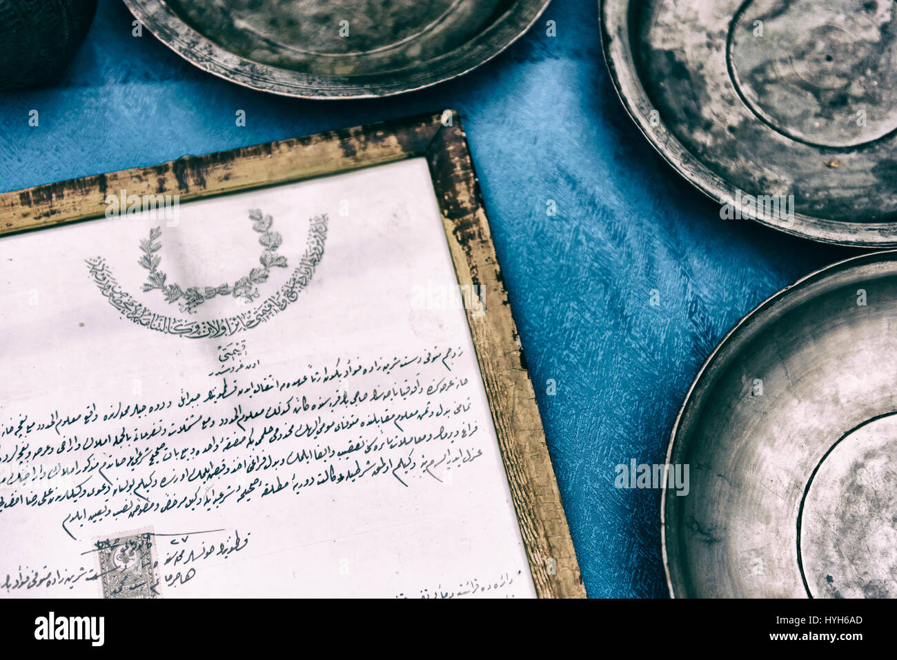 Turkish manuscript hi-res stock photography and images - Alamy