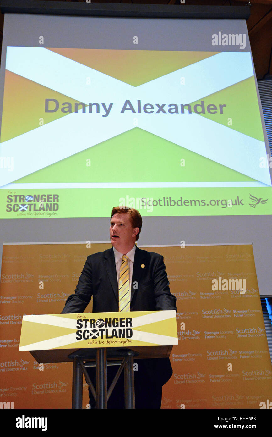 Scottish secretary danny alexander hi-res stock photography and images ...