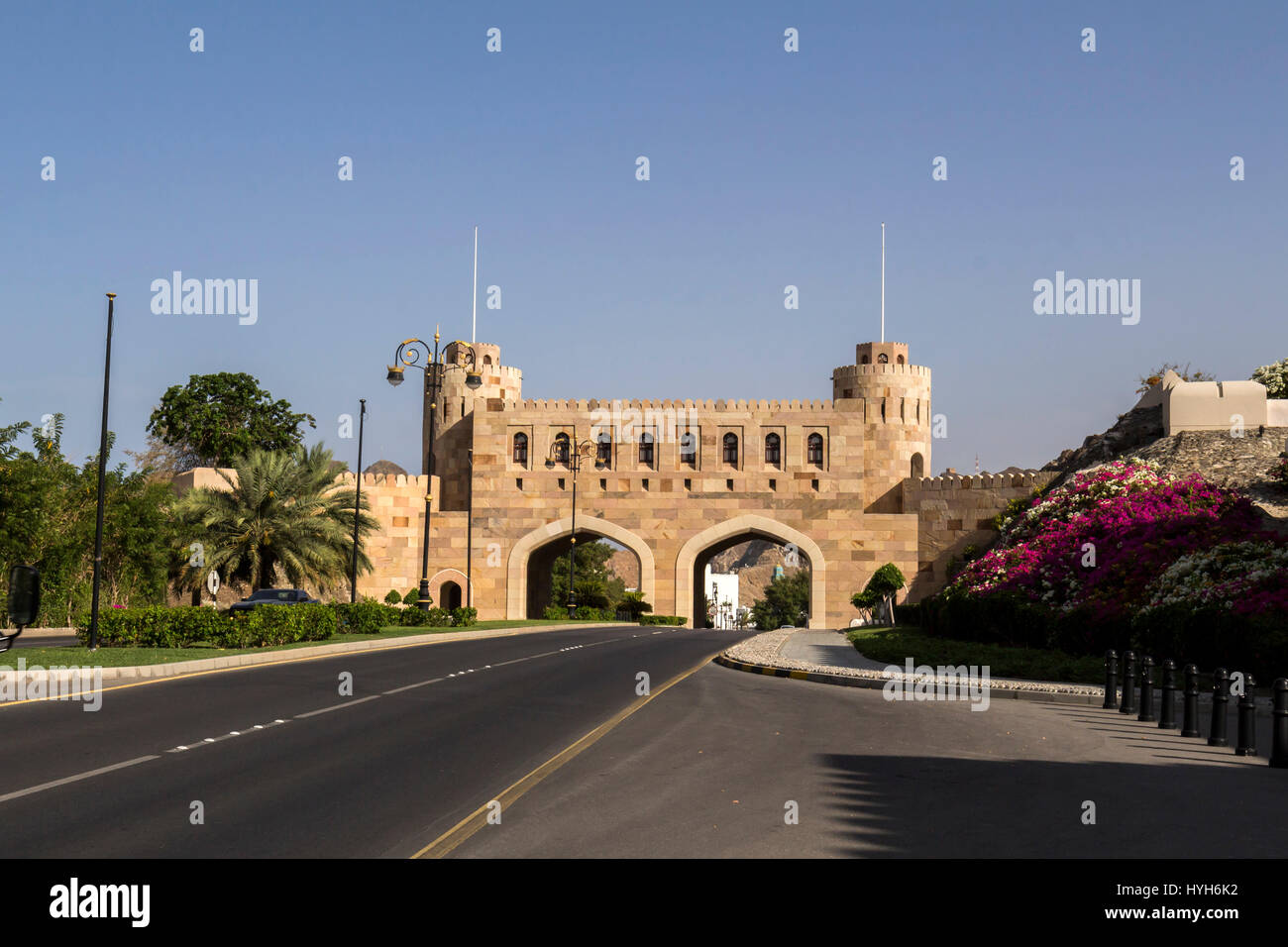 Muscat entrance main gate Stock Photo - Alamy