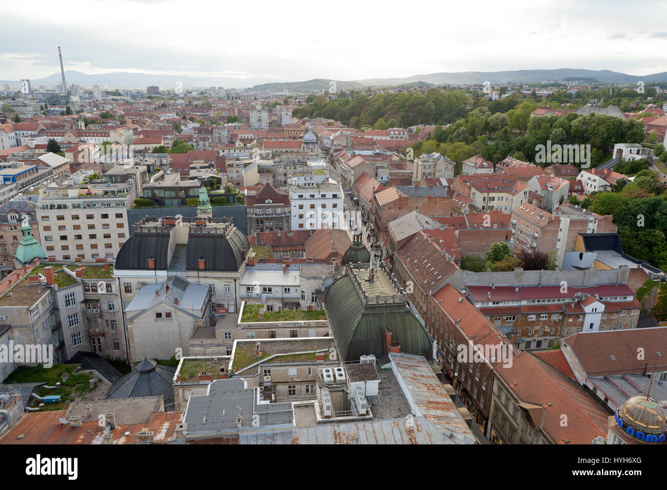 Zagreb panorama view hi-res stock photography and images - Alamy