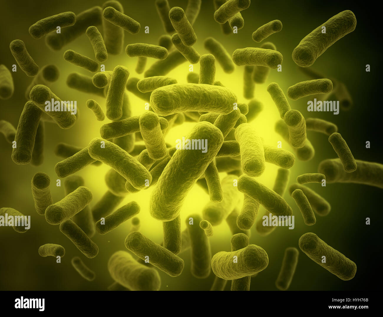 Bacteria cells large group close up image Stock Photo - Alamy