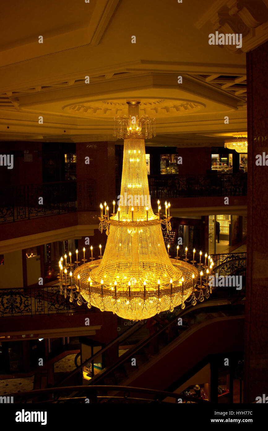 Monaco, Monte-Carlo: Galerie Metropole shopping center, interior ...