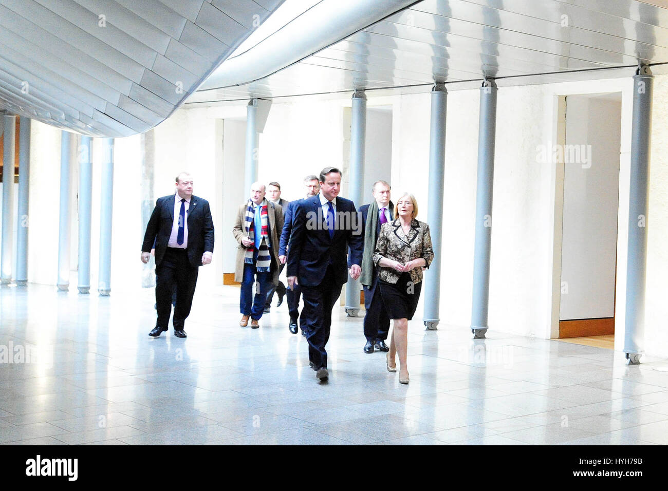 In the garden lobby of the scottish parliament hi-res stock photography ...