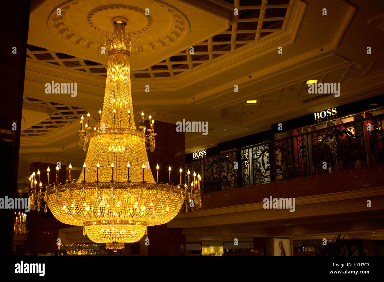 Monaco, Monte-Carlo: Galerie Metropole shopping center, interior ...