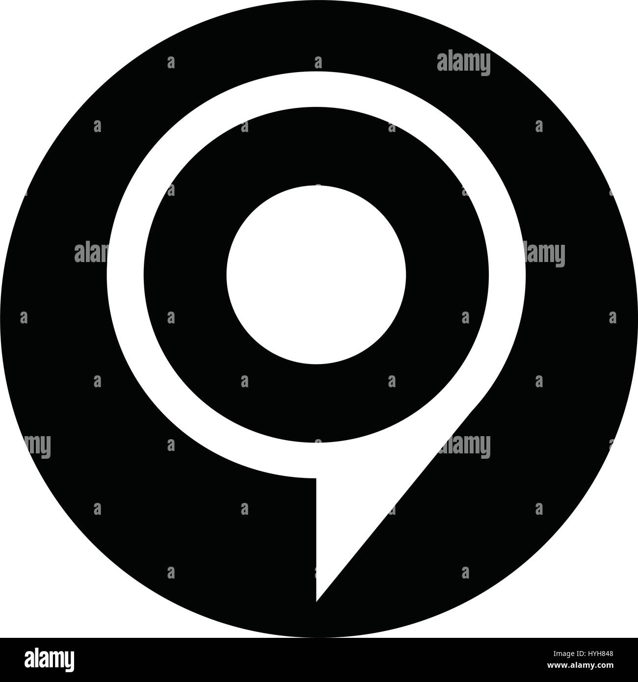 target bubble icon Stock Vector Image & Art - Alamy