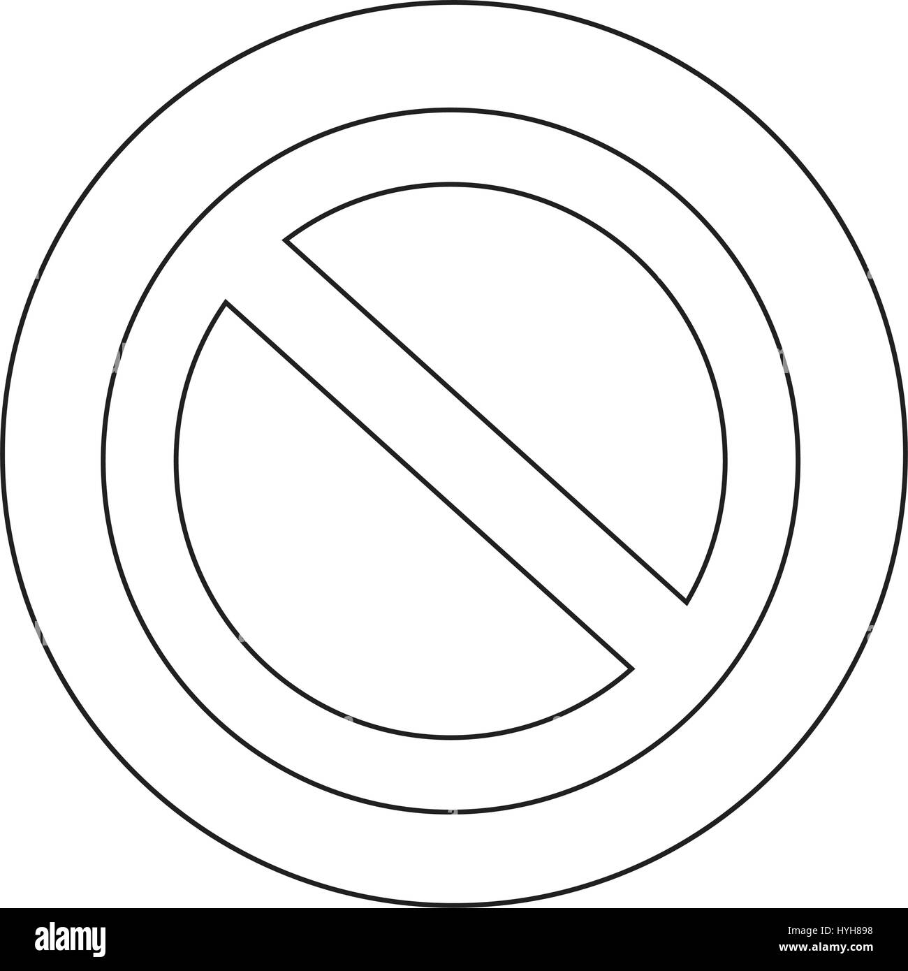 Stop Sign Icon Stock Vector Image & Art - Alamy