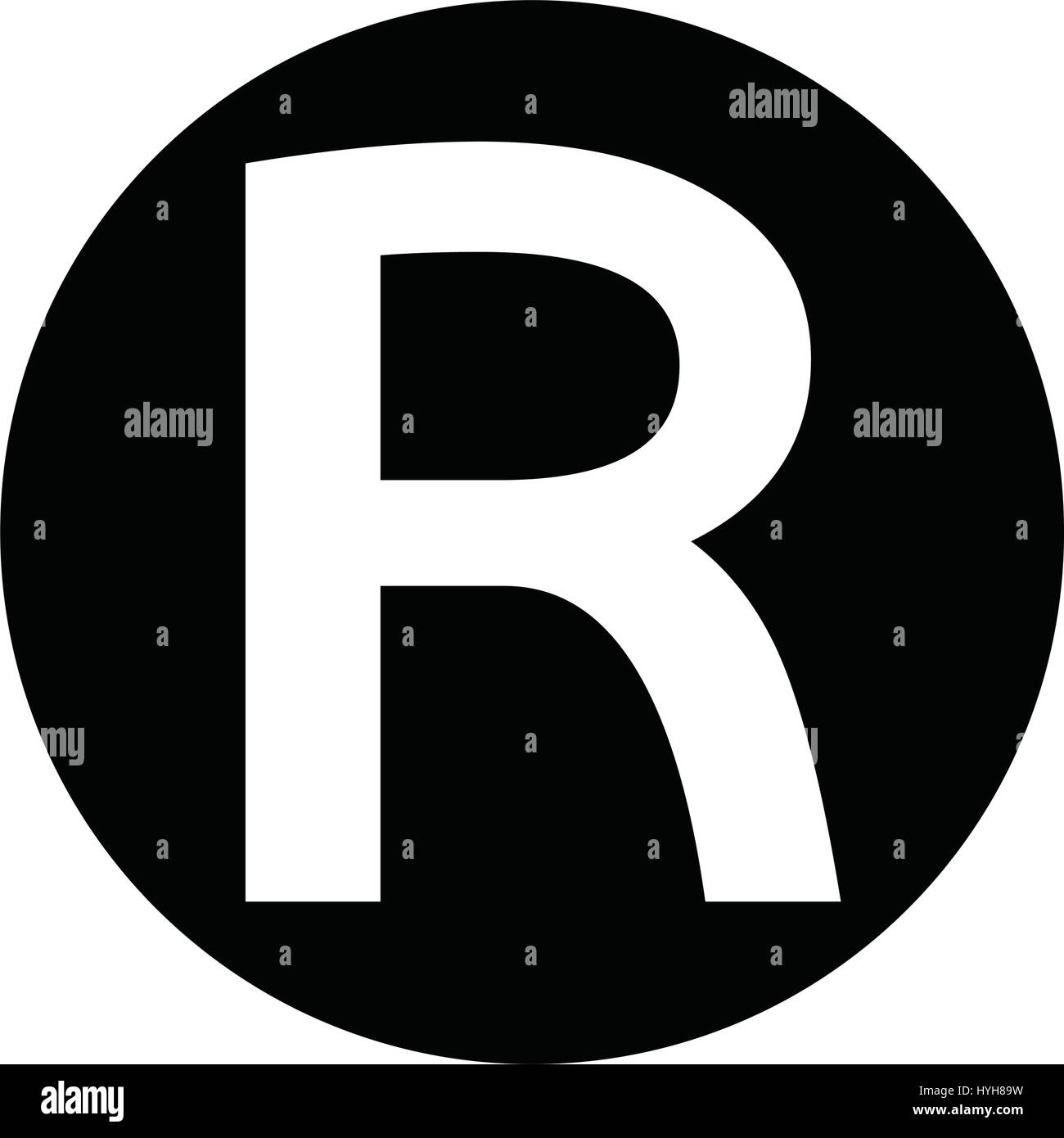 Registered Trademark icon Stock Vector Image & Art - Alamy