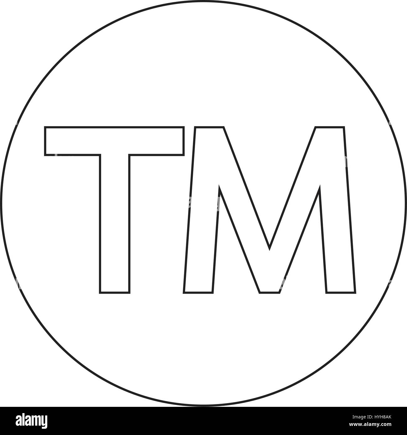 Trademark Symbol Icon Stock Vector Image & Art - Alamy