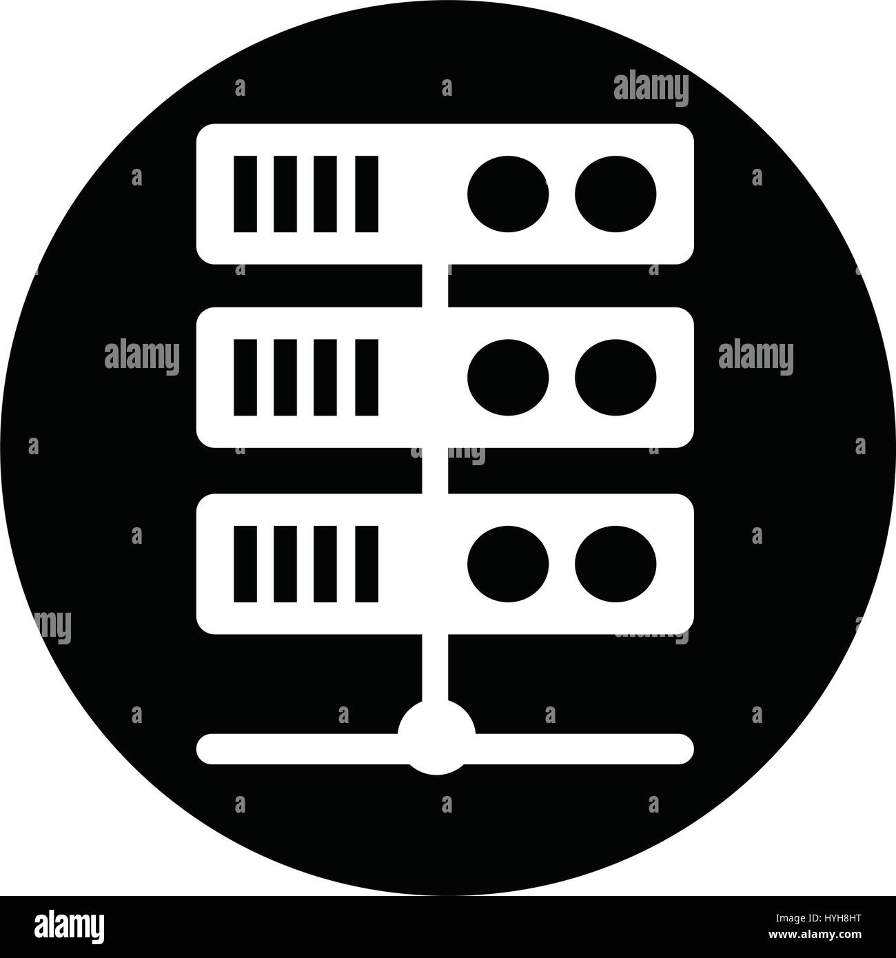 Computer Server Icon Stock Vector Image & Art - Alamy