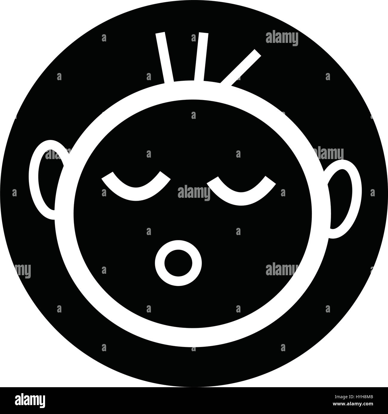 happy kid icon Stock Vector Image & Art - Alamy