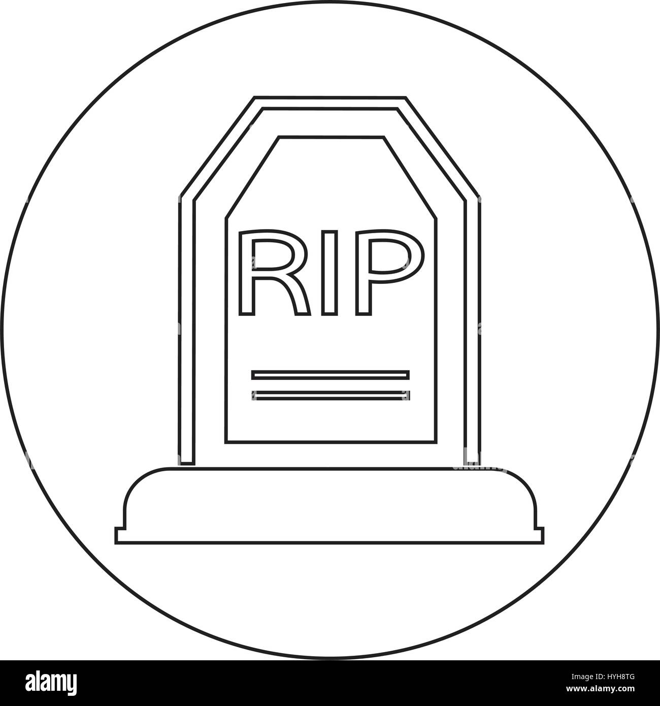 Widow at grave Stock Vector Images - Alamy