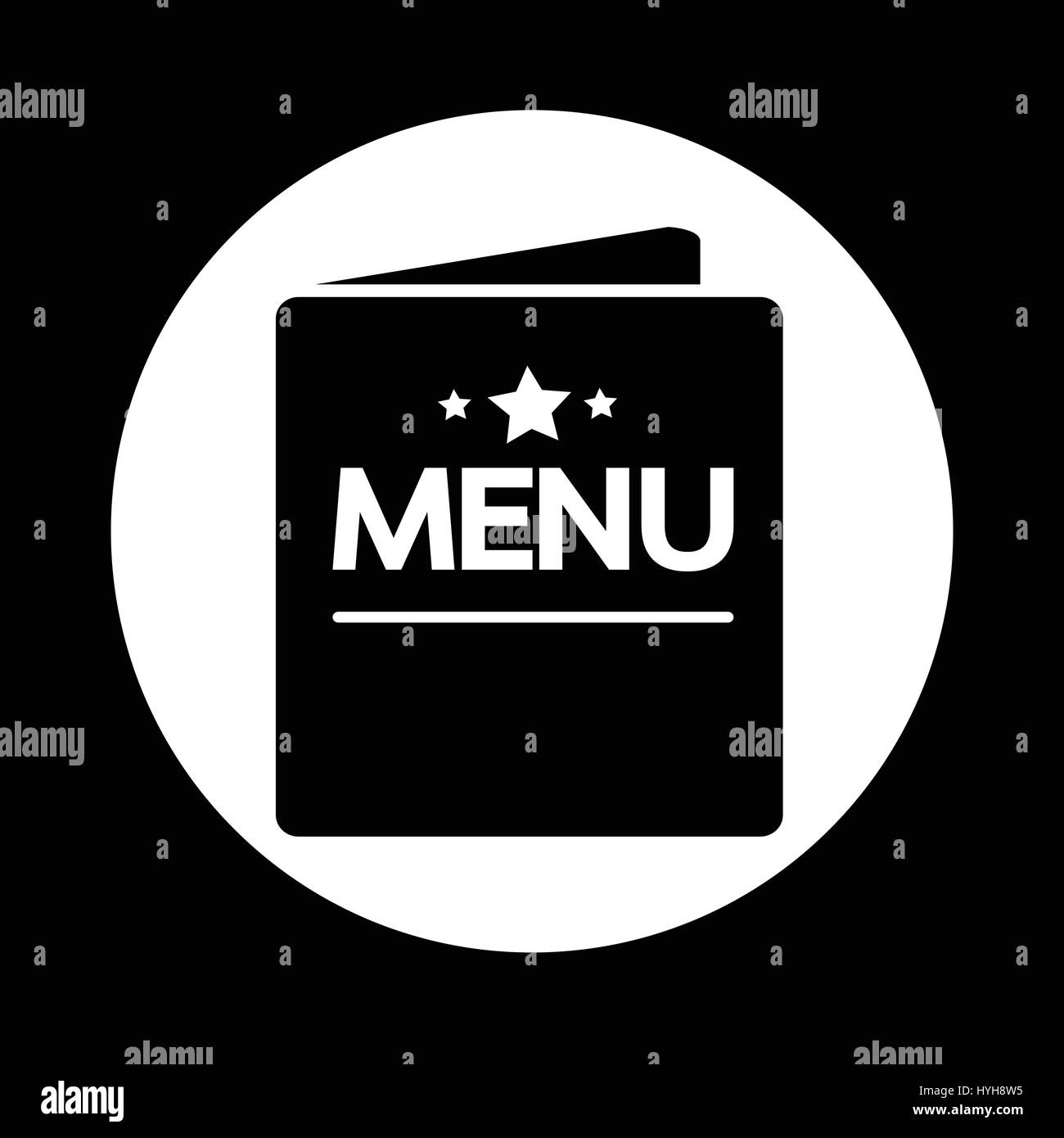 Diner menu cover Black and White Stock Photos & Images - Alamy