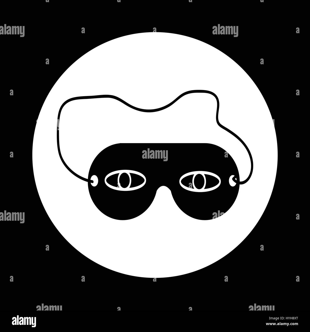 sleep eye mask icon Stock Vector Image & Art - Alamy