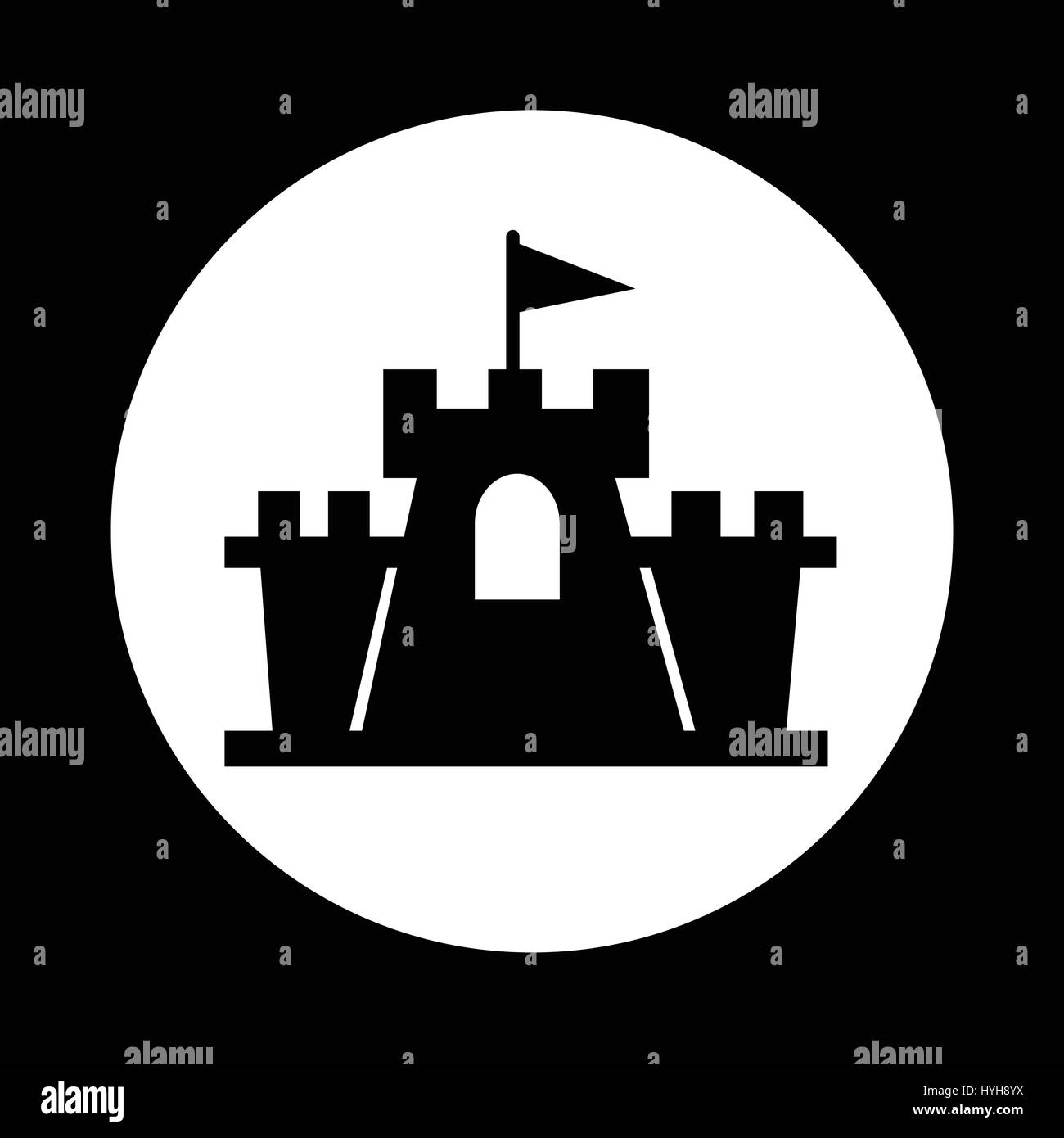 Royal force castle Stock Vector Images - Alamy