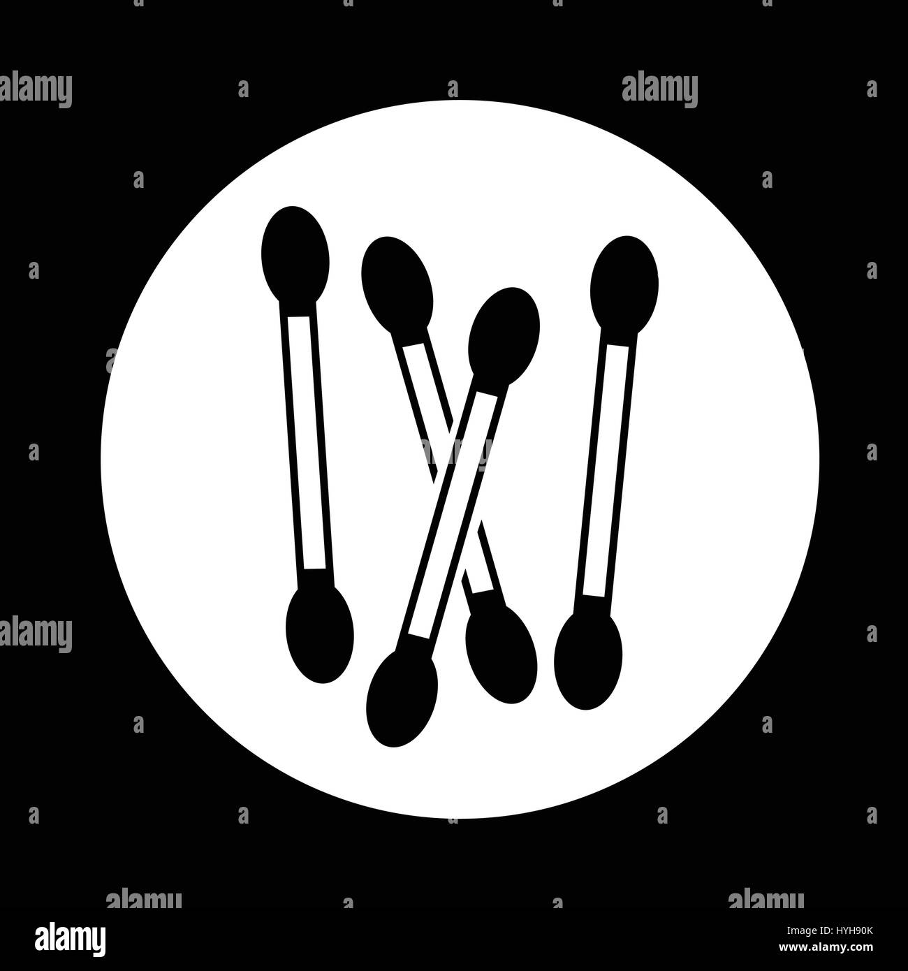 Cotton swab icon Stock Vector Image & Art - Alamy