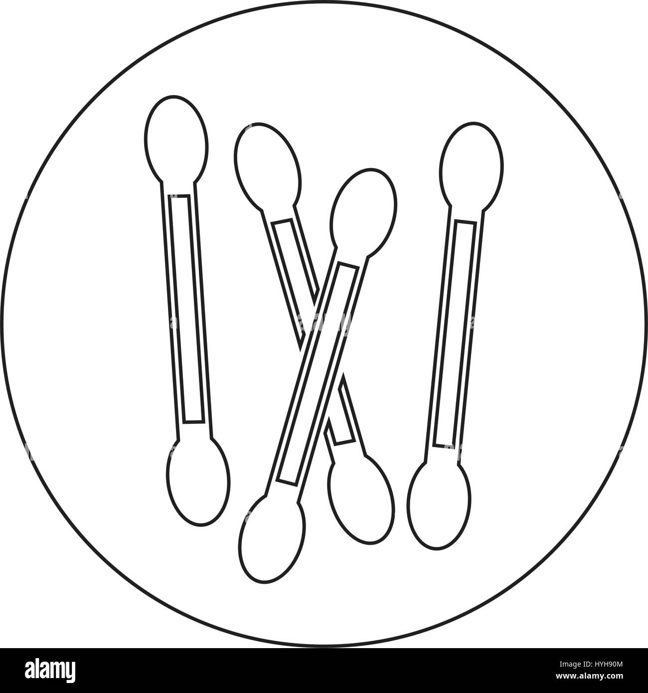 Cotton swabs clipart hi-res stock photography and images - Alamy