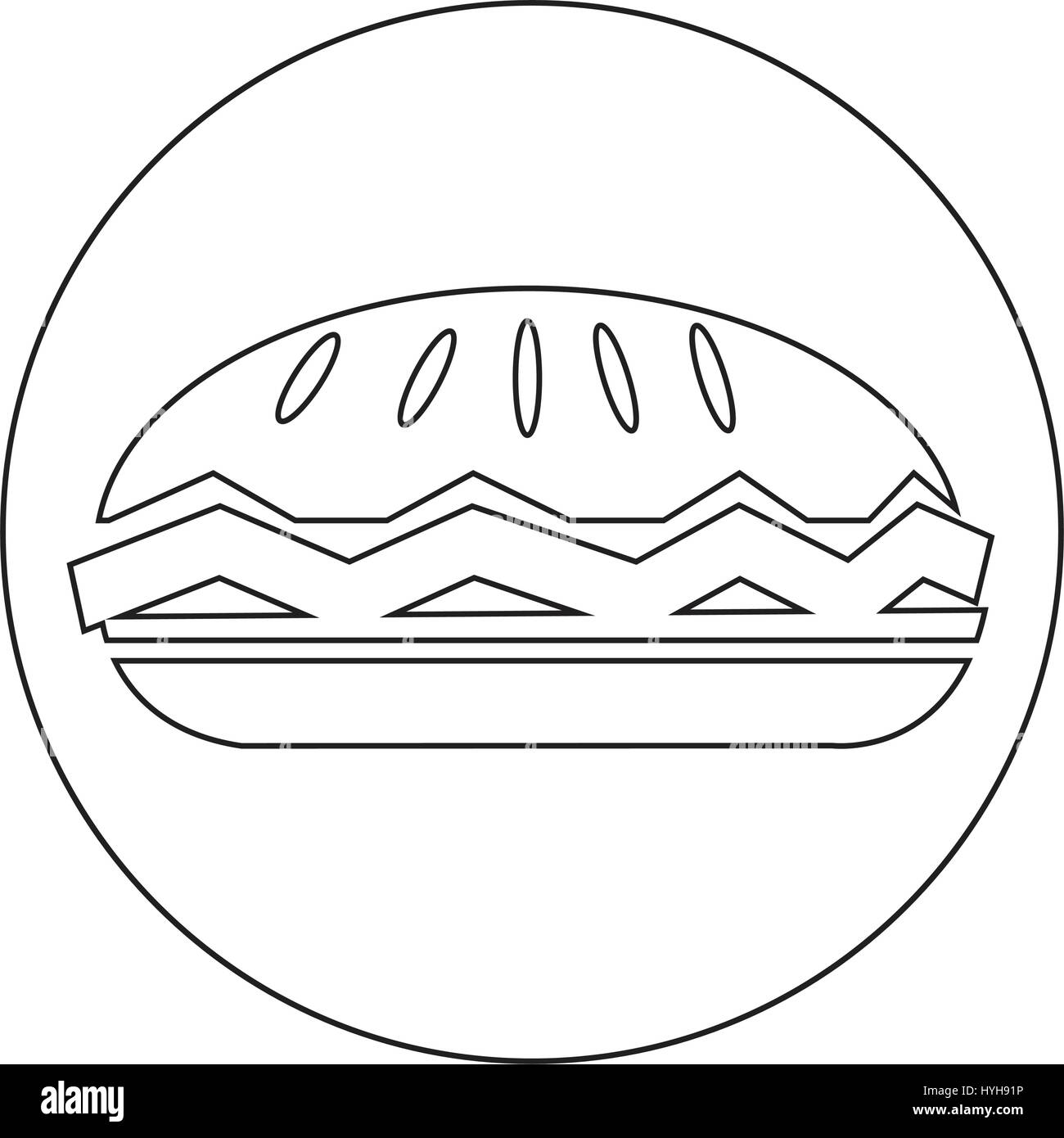 Squash pie Stock Vector Images - Alamy