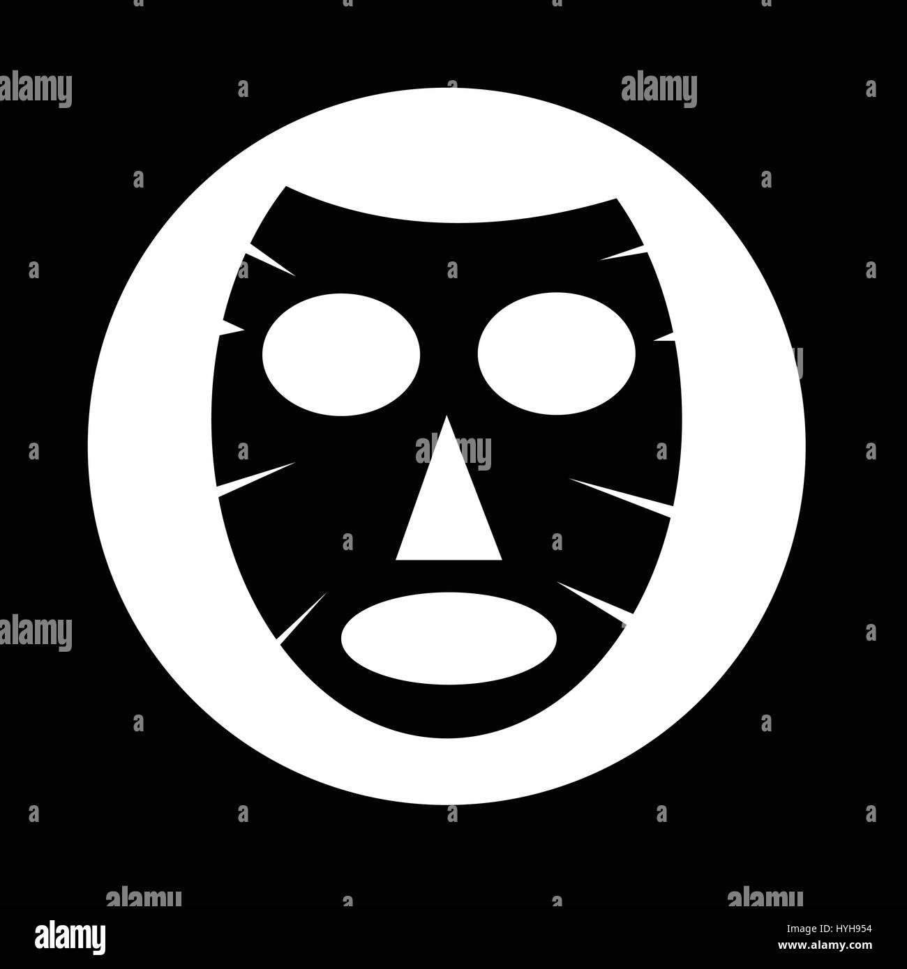 Facial mask icon Stock Vector Image & Art - Alamy