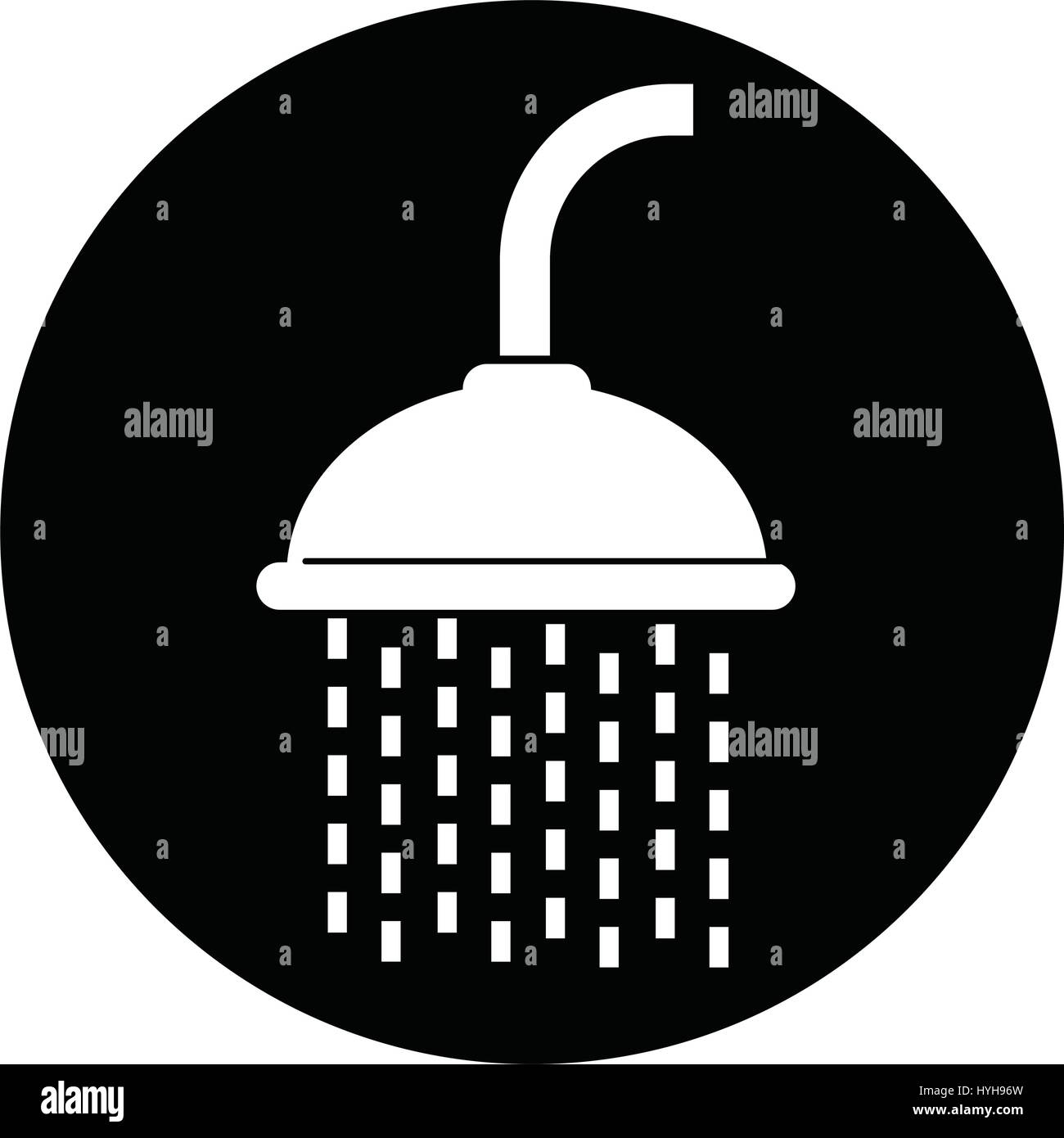 Showerhead vector vectors hi-res stock photography and images - Alamy