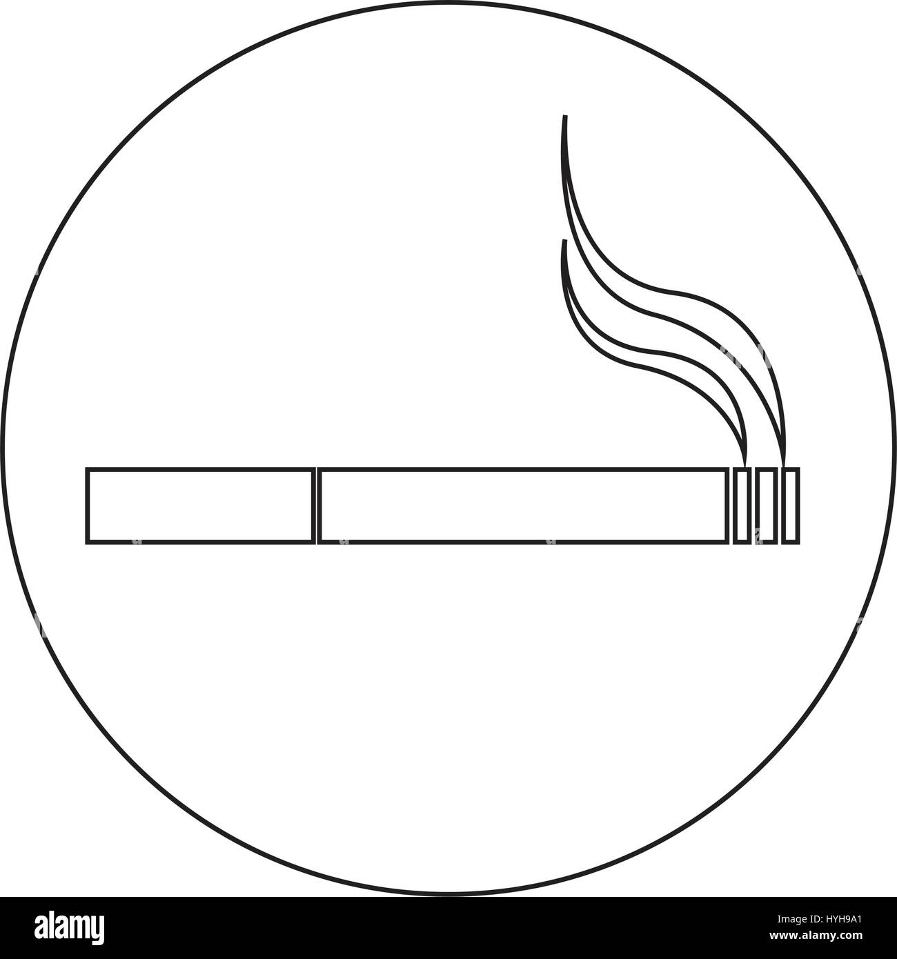 Cigarette cinder Stock Vector Images - Alamy