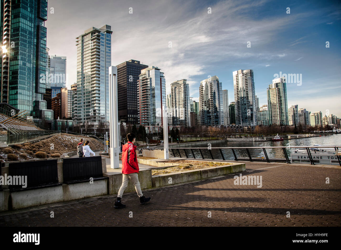 Condo towers in vancouver Stock Photo - Alamy
