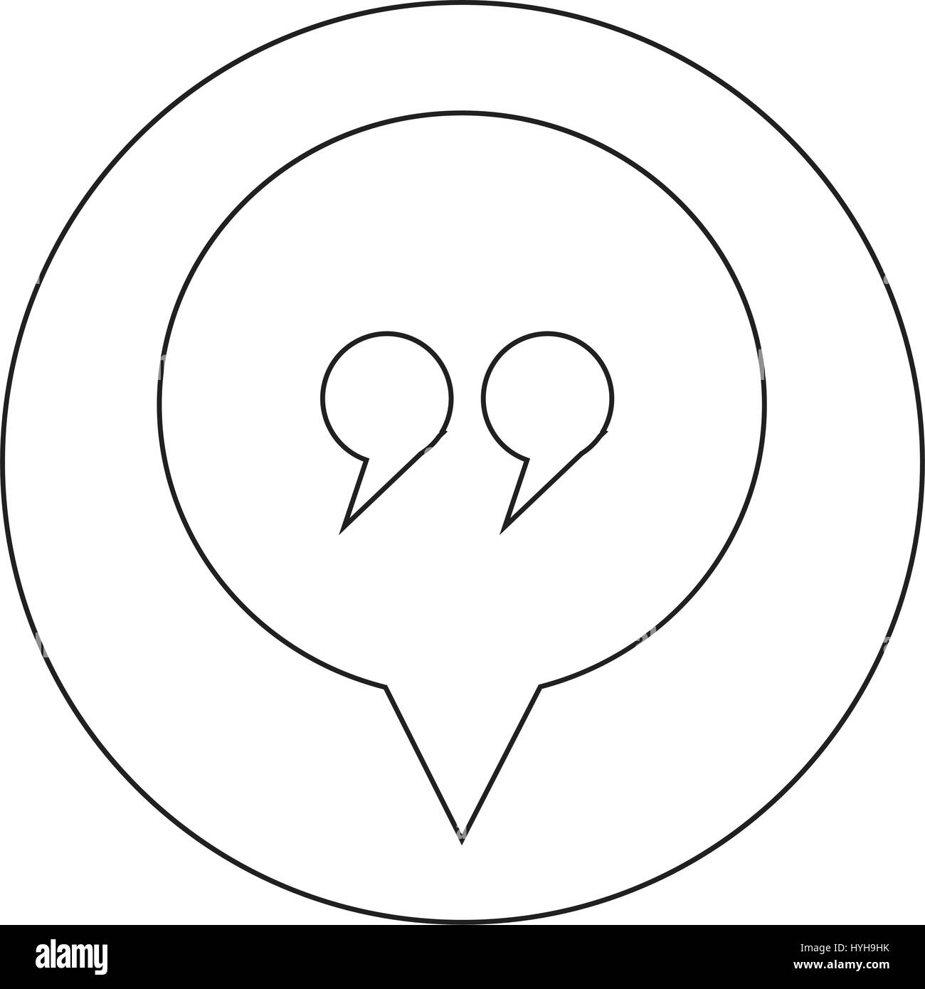 dialog icon Stock Vector Image & Art - Alamy