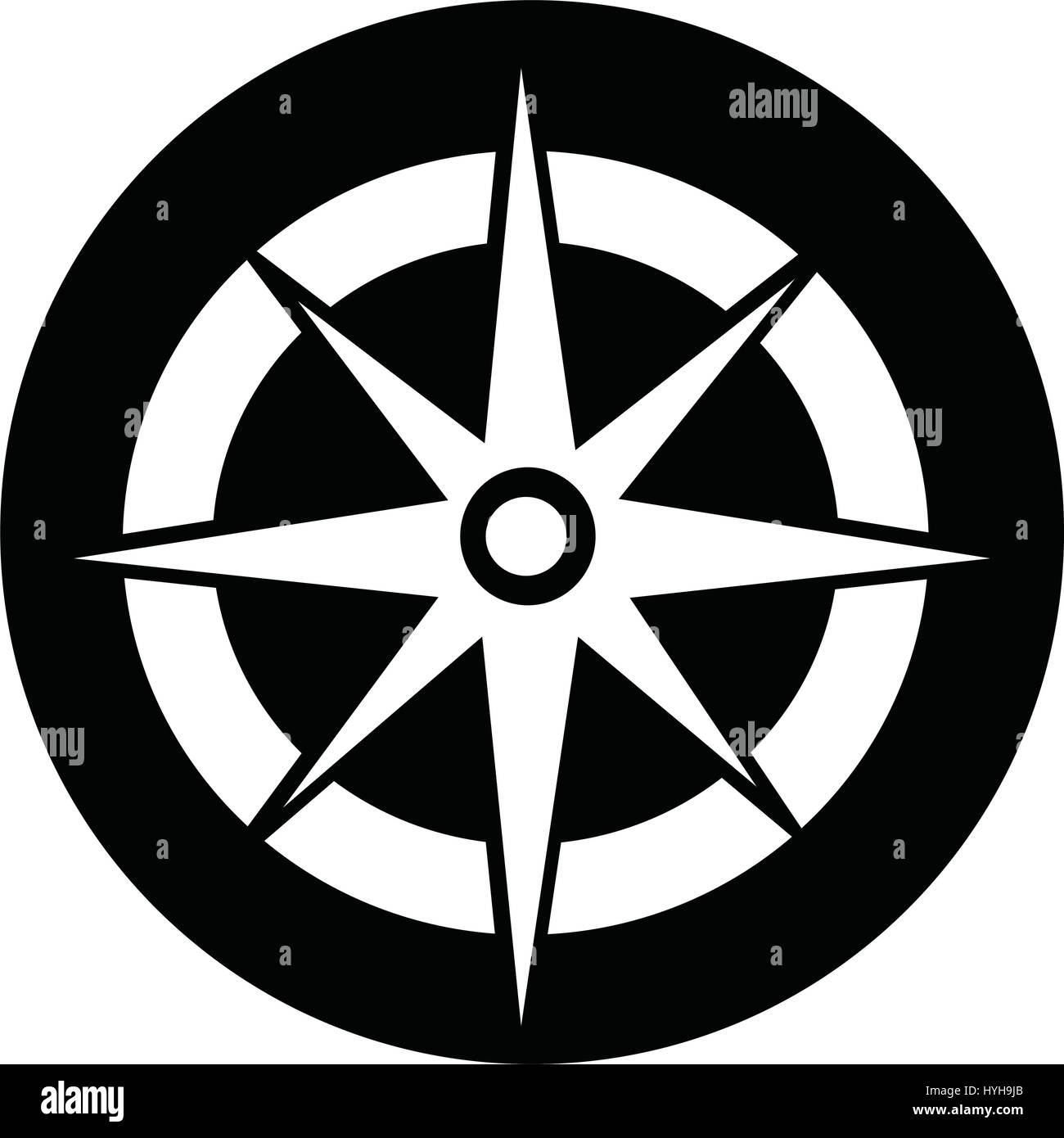 Adventure explorer travel compass Stock Vector Images - Alamy