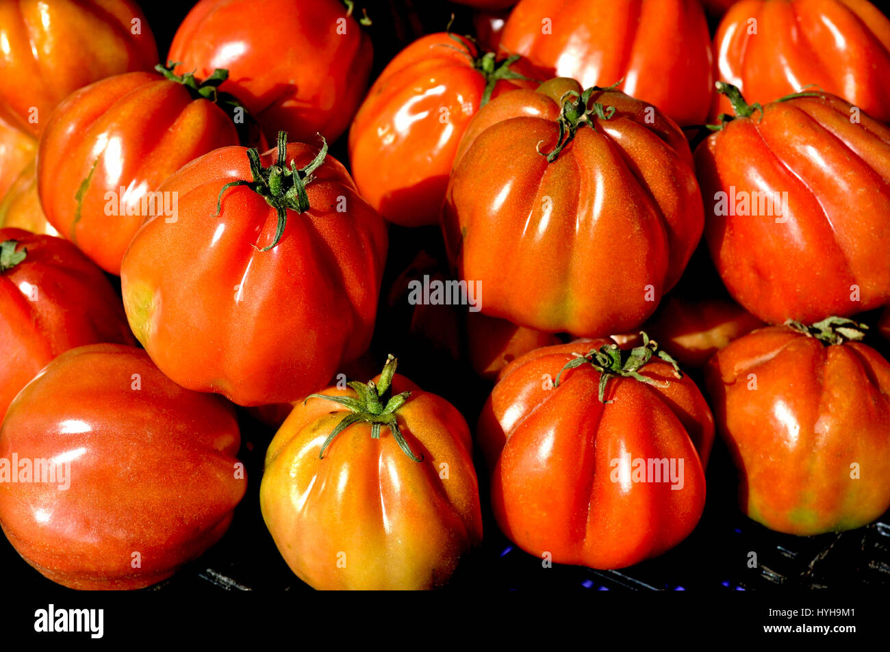 raf tomatoes at the market Stock Photo - Alamy