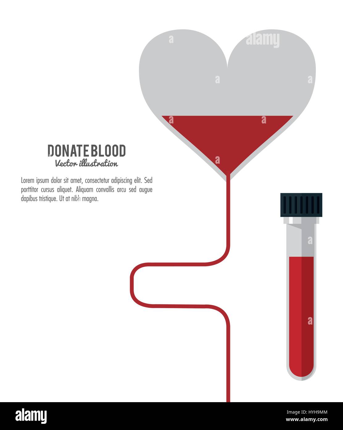 Blood design. Health care icon. Colorful illustration Stock Vector ...