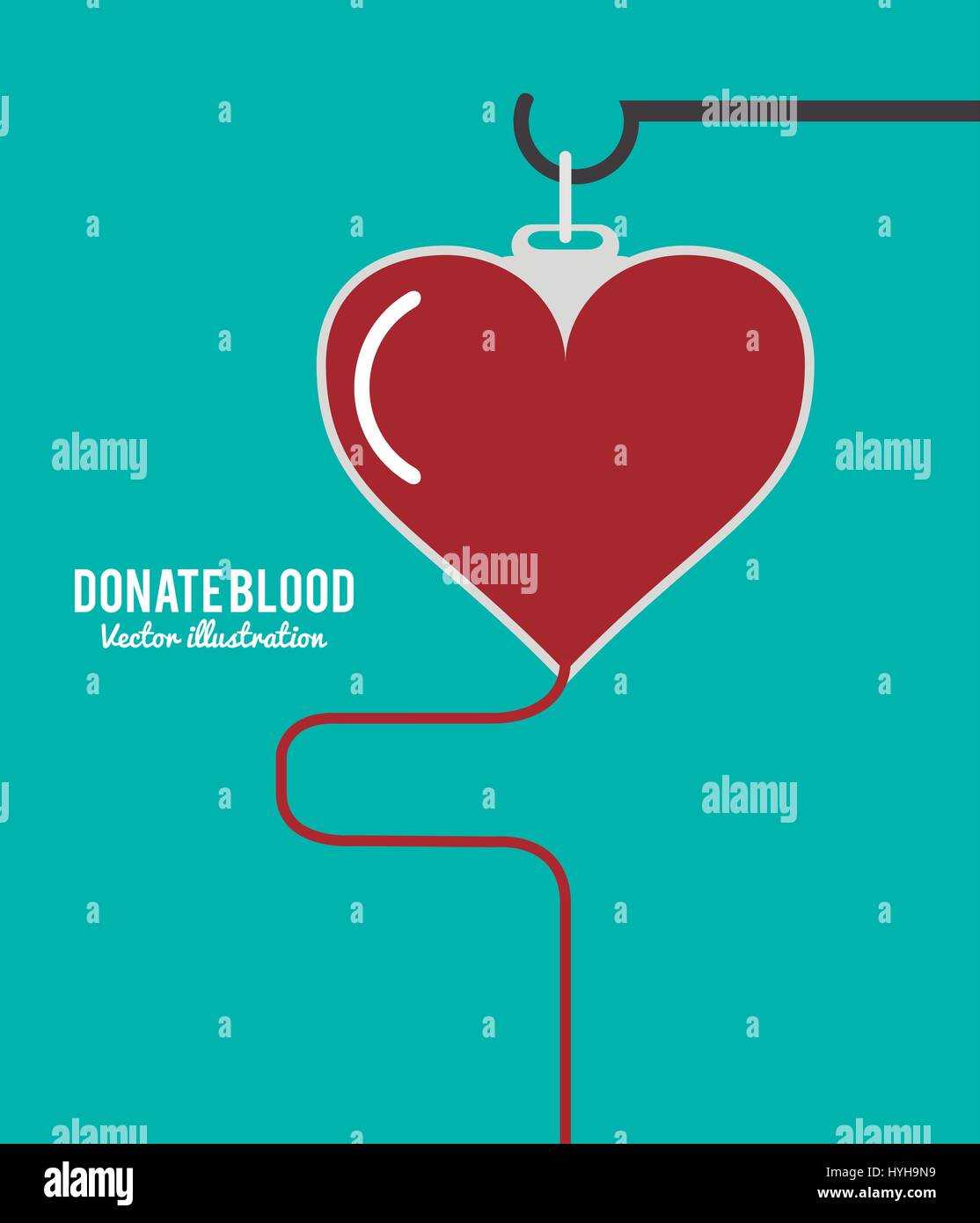 Blood design. Health care icon. Colorful illustration Stock Vector ...