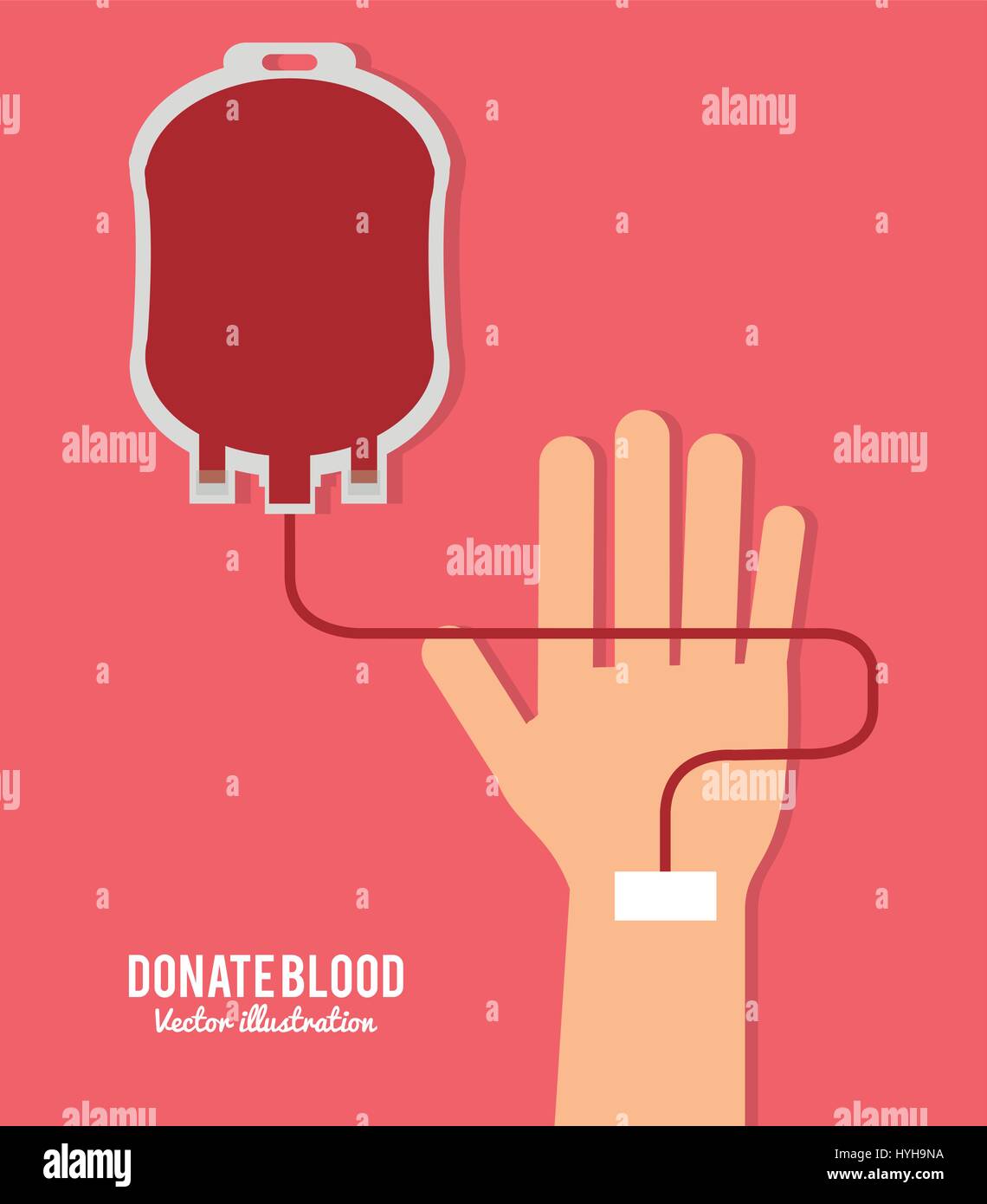 Blood design. Health care icon. Colorful illustration Stock Vector ...