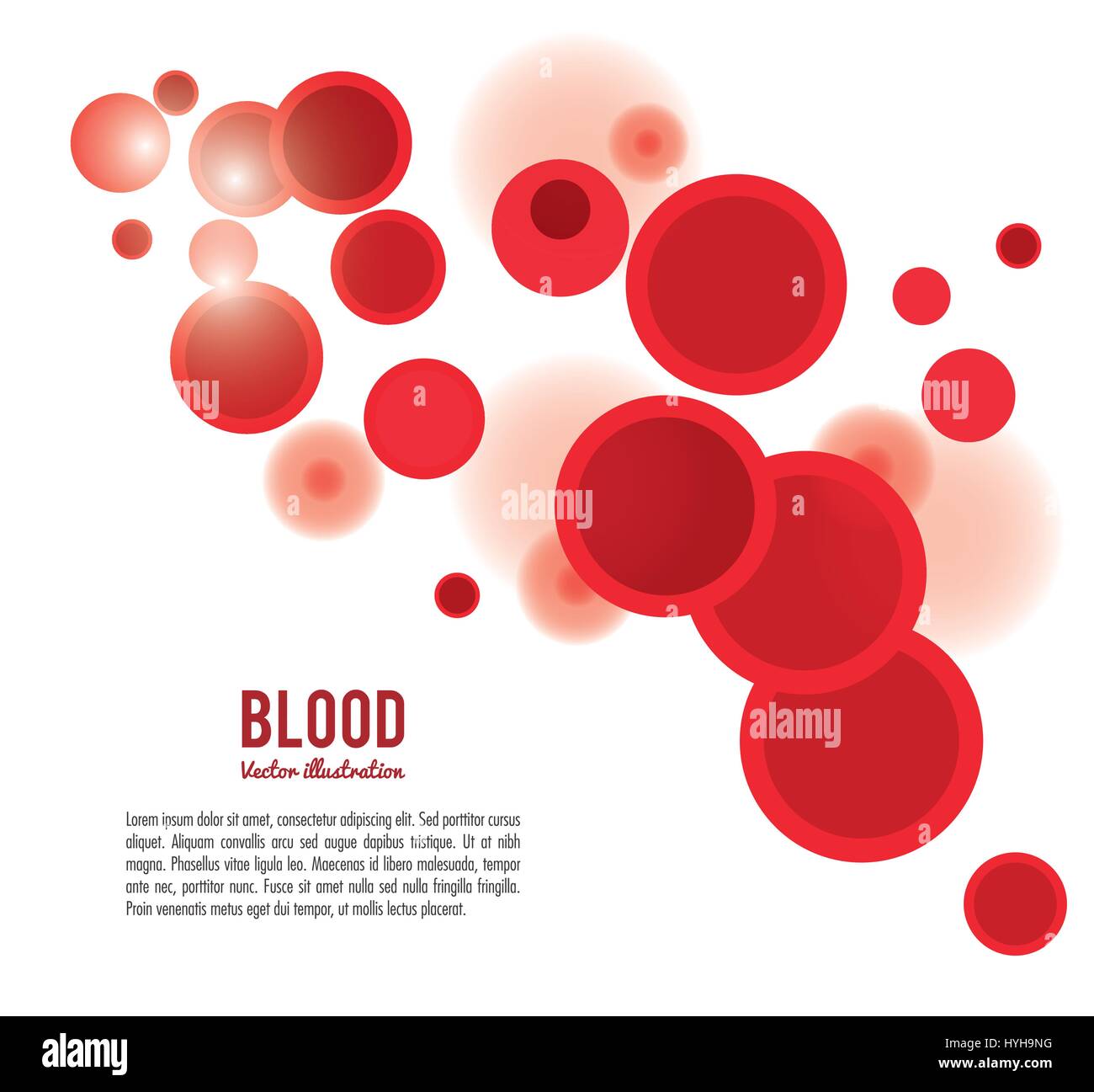 Blood design. abstract icon. Colorful illustration Stock Vector Image ...