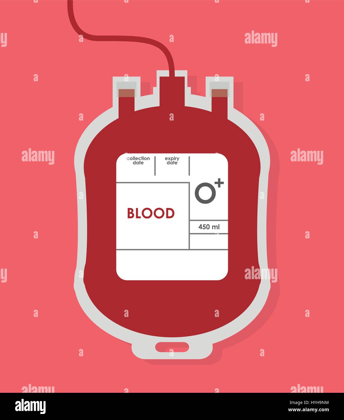 Blood design. Health care icon. Colorful illustration Stock Vector ...