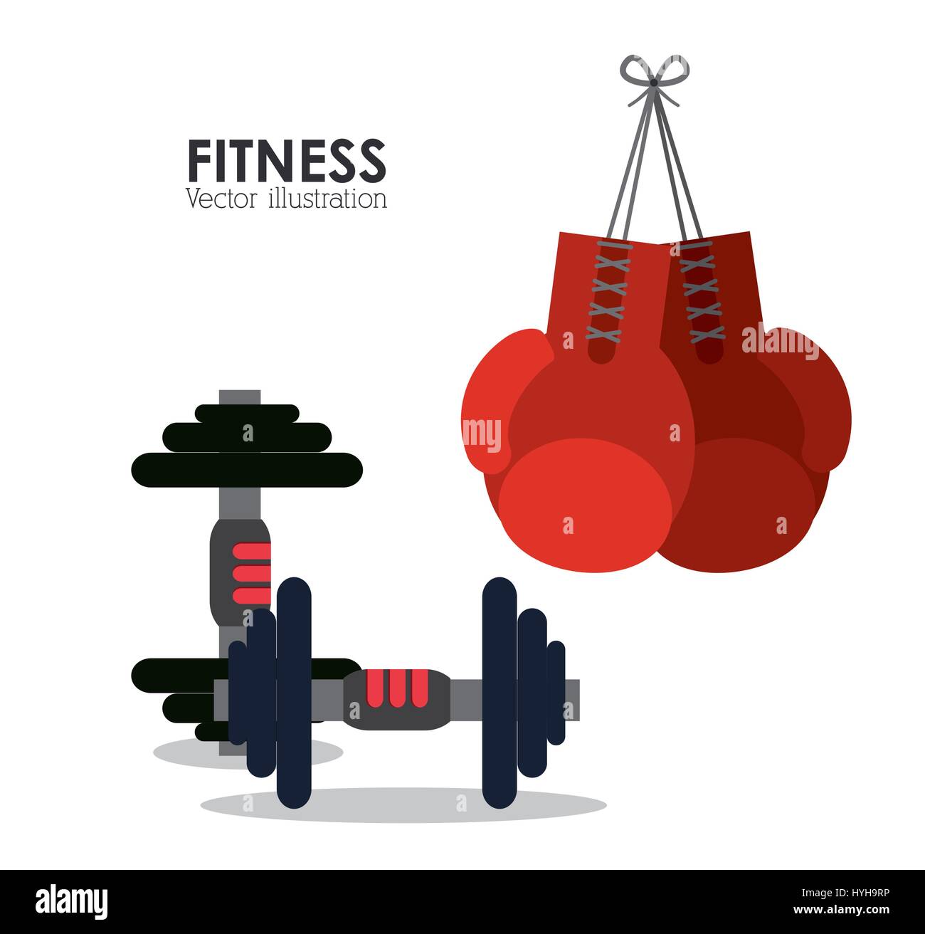 Fitness design. Gym icon. Flat illustration, sport vector graphic Stock ...