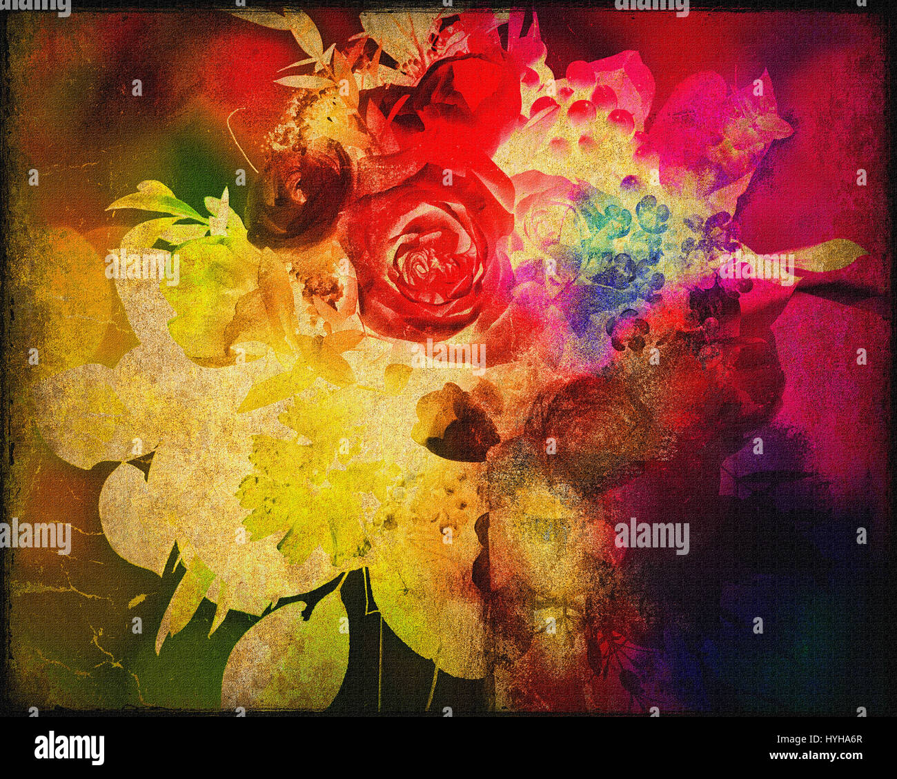 Modern floral art hi-res stock photography and images - Alamy