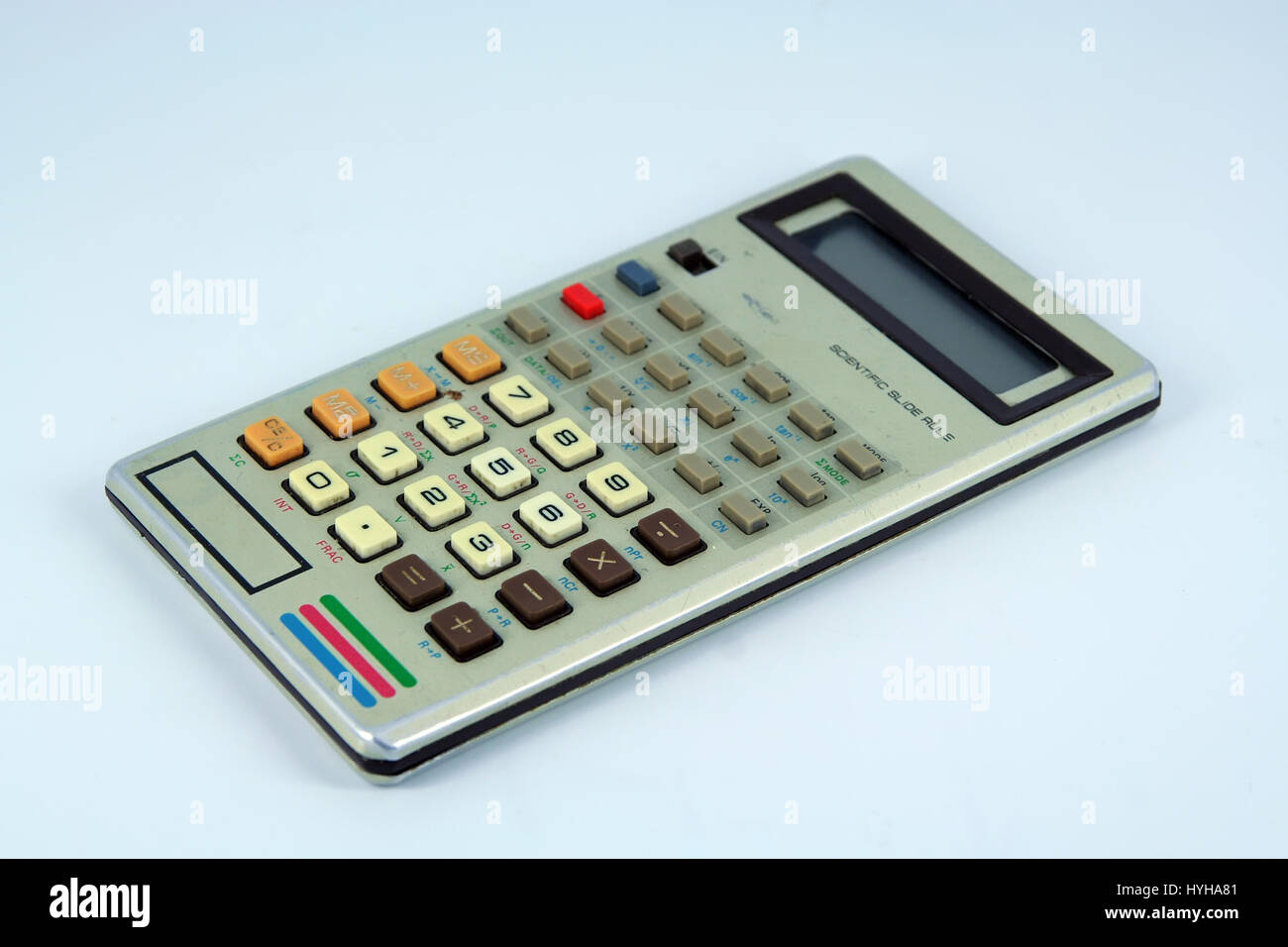 Old calculator. Vintage calculator Stock Photo - Alamy