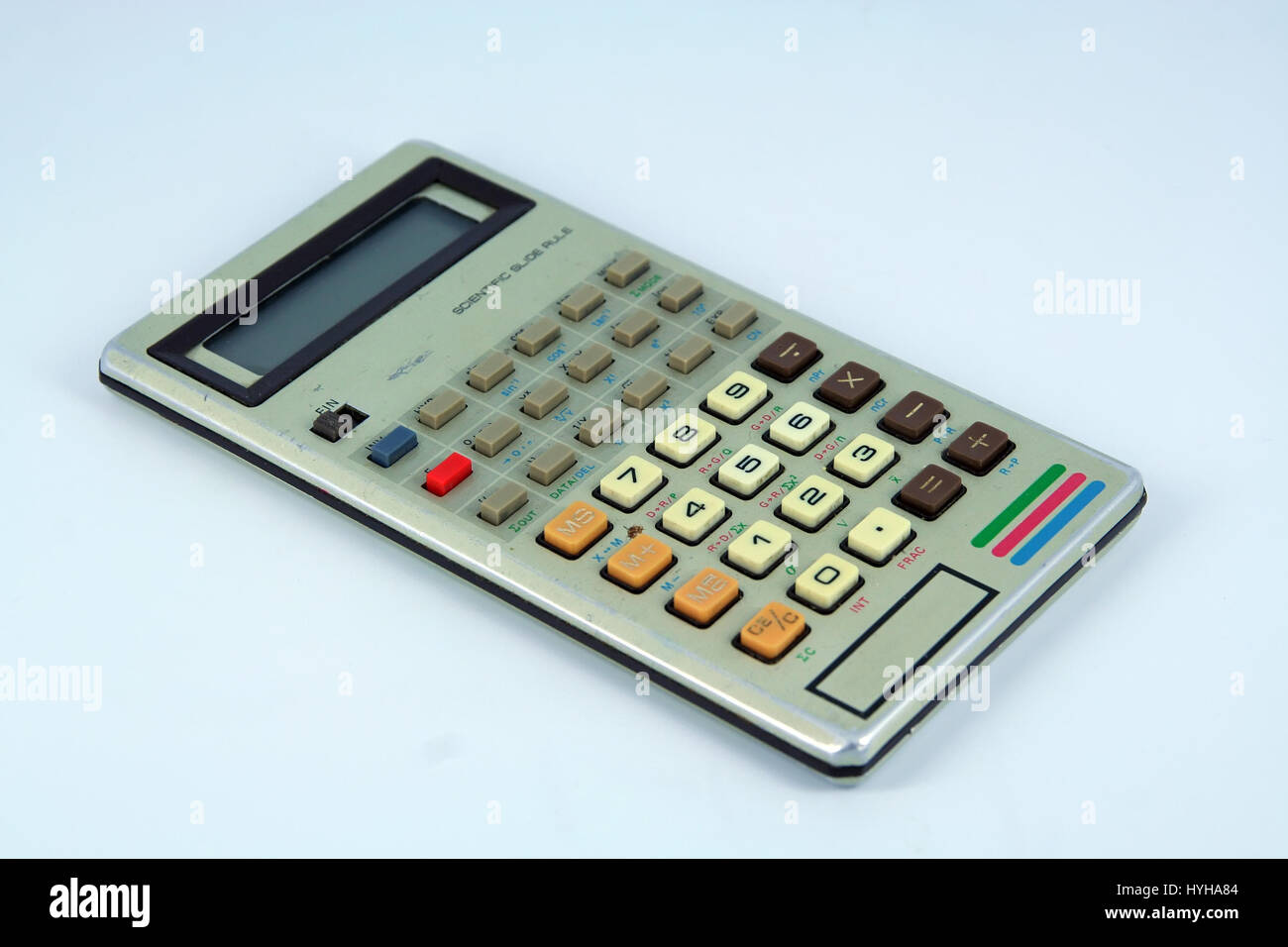 Old calculator. Vintage calculator Stock Photo - Alamy