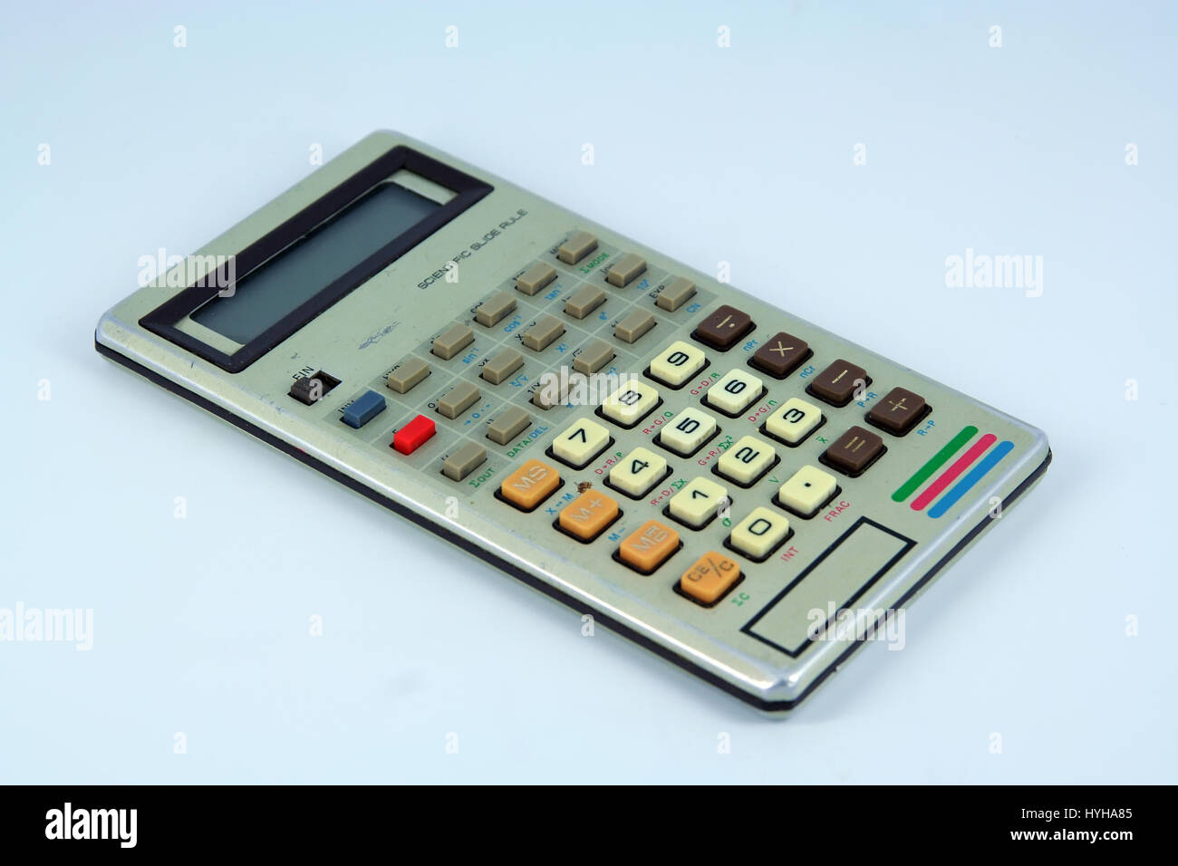Old calculator. Vintage calculator Stock Photo - Alamy