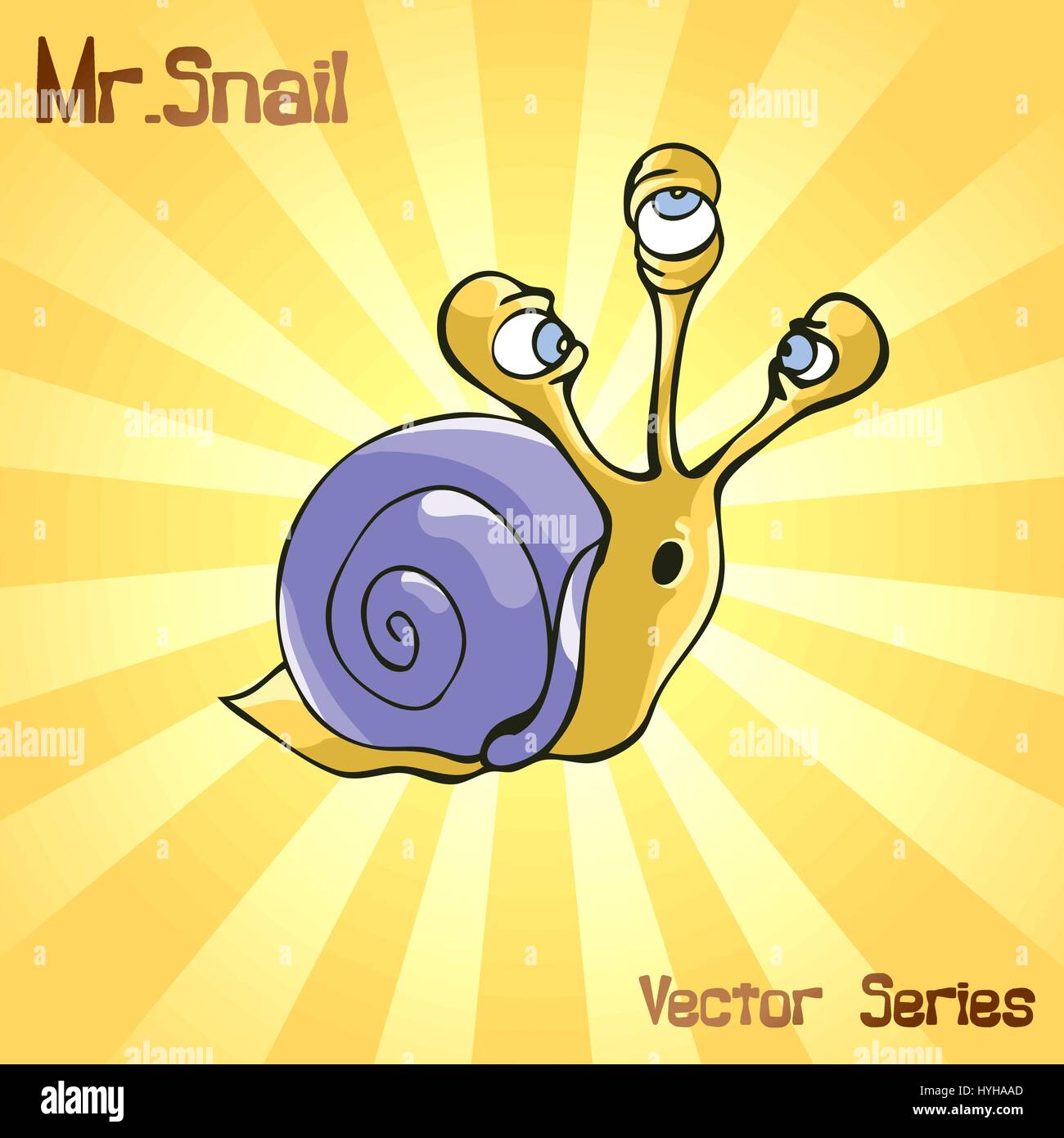 Mr snail Stock Vector Images - Alamy