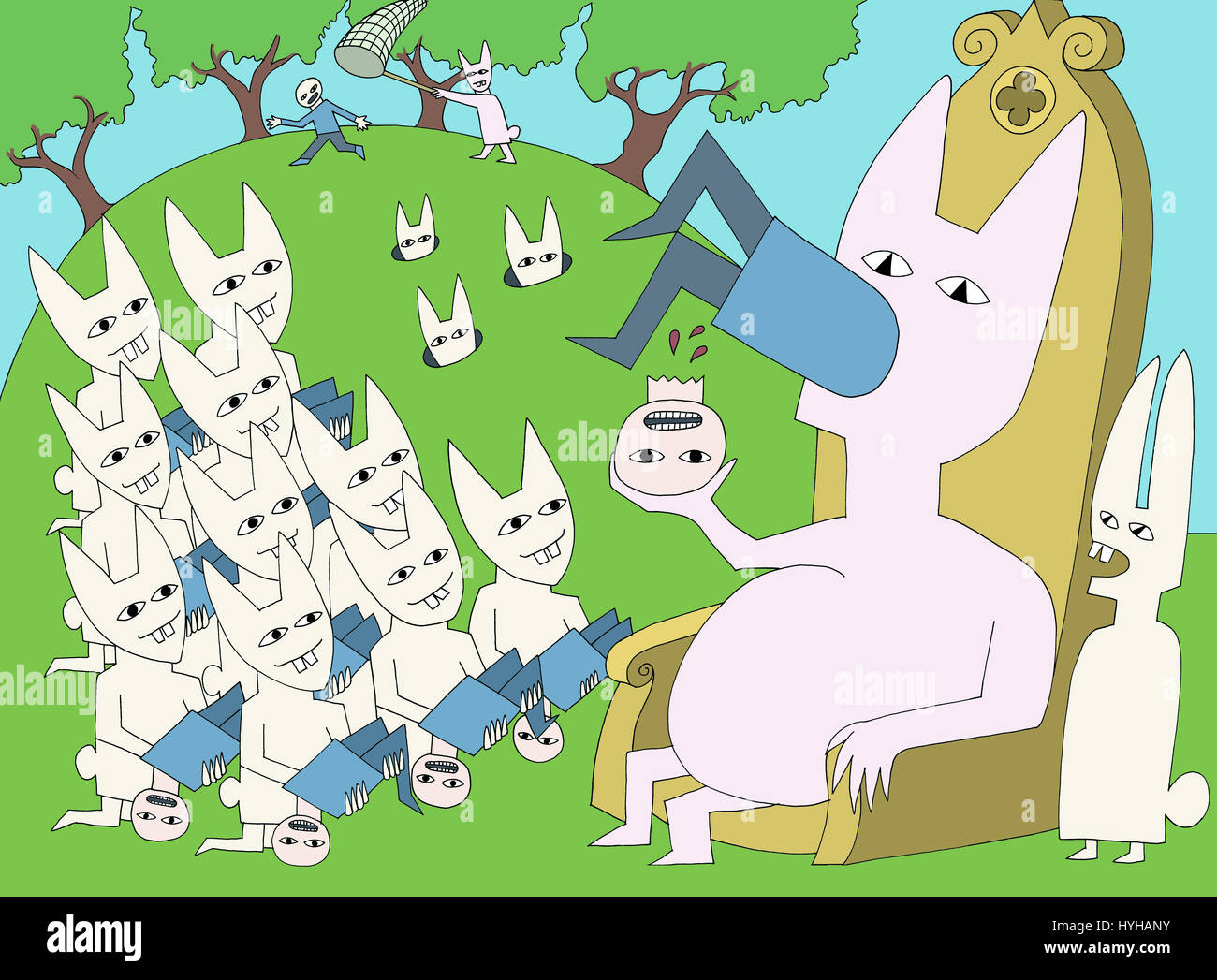 Meet the new boss Stock Photo - Alamy