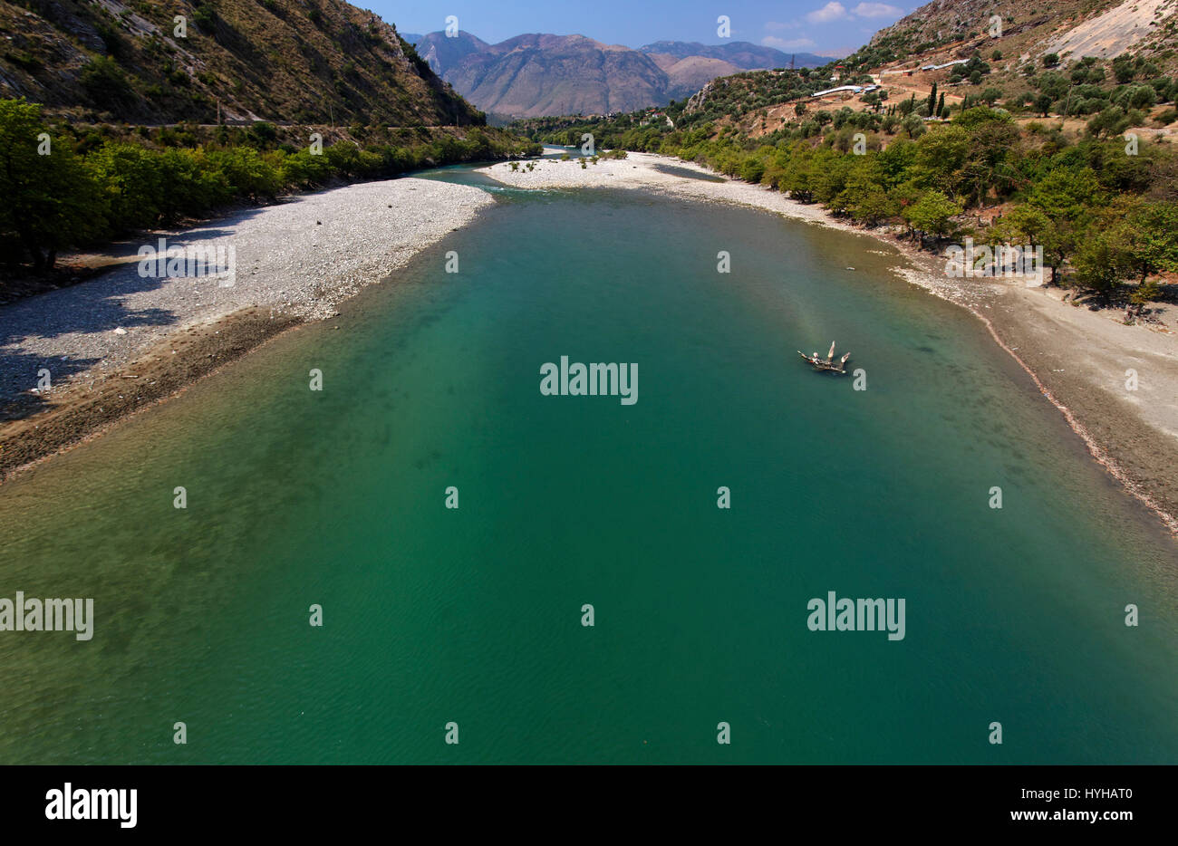 Vjosa River in Albania Stock Photo - Alamy
