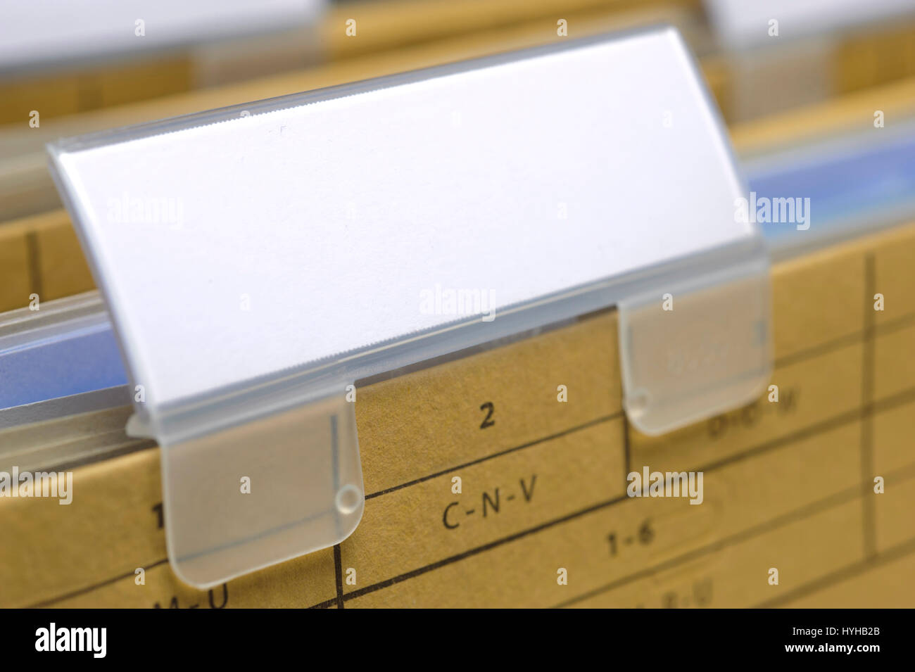 ring binder with documents and blank rubber stamp ready for your text ...